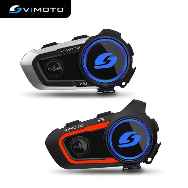 บลูทูธติดหมวกกันน็อค Vimoto V9S รับประกัน 2 ปี เมนูภาษาอังกฤษ ส่งไว ...