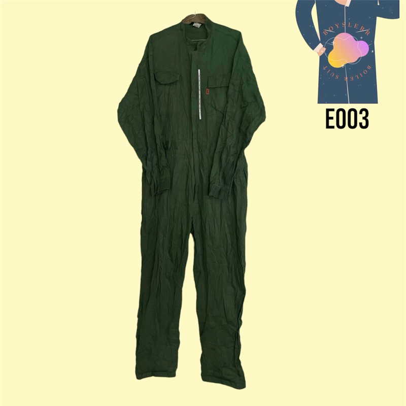 DON #E003 / 155 size: 4L ชุดหมี ชุดช่าง ชุดหมีมือสอง ชุดช่างมือสอง ...