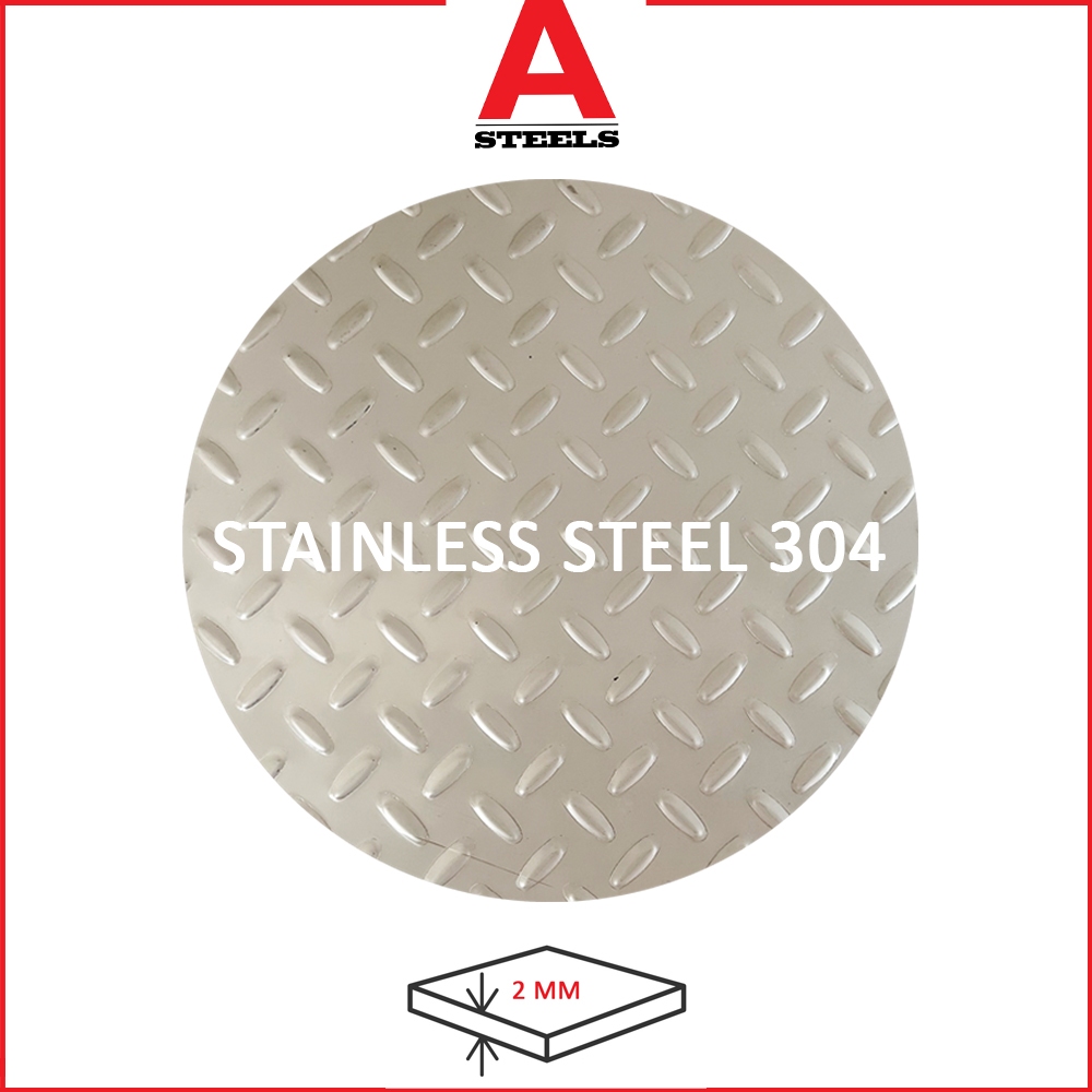 แผ่นสเเตนเลสรูปทรงวงกลม R10-R20 แผ่นสเเตนเลสกันลื่น เกรด3003 หนา 2 มม. ...