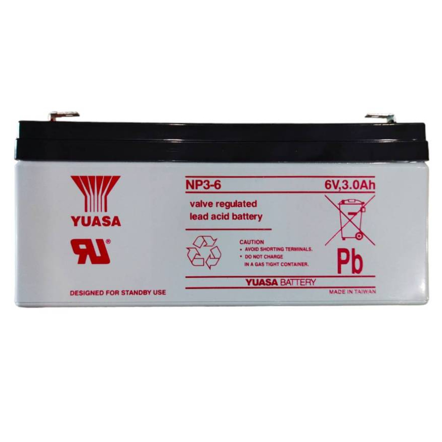 แบตเตอรี่แห้ง Yuasa NP3-6 (6V 3Ah) | Shopee Thailand