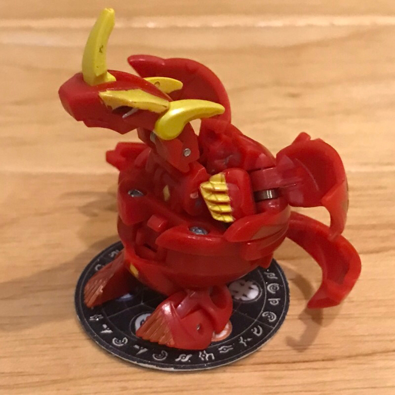 Bakugan Pyrus Cross Dragonoid บาคุกันครอสดราโกนอยด์ สีแดง ธาตุไฟ ...