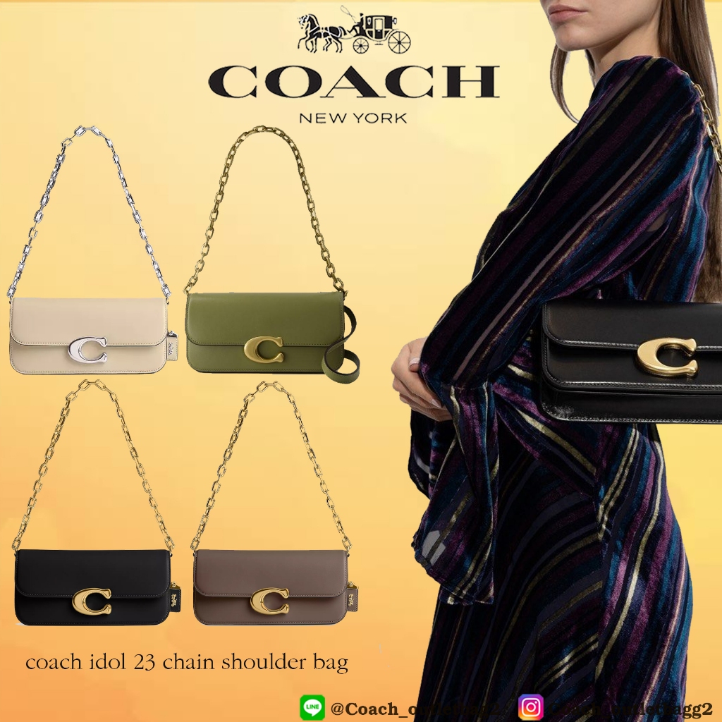 💯Coach idol 23 chain shoulder bag | Shopee Thailand