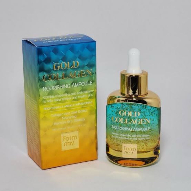 Farm Stay Gold Collagen Nourishing Ampoule 35 ml. | Shopee Thailand
