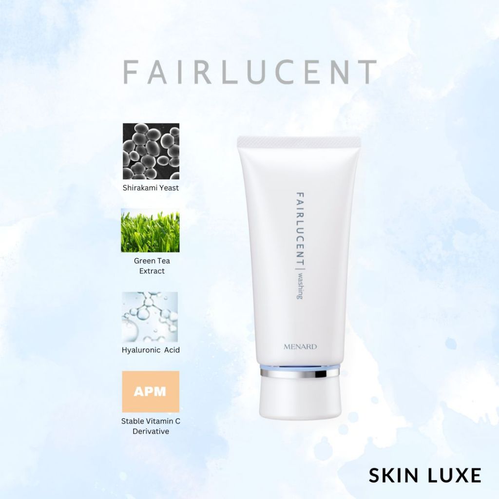 Menard FAIRLUCENT Washing Cream ครีมโฟมล้างหน้าเนื้อเนียนนุ่ม ให้ความ ...