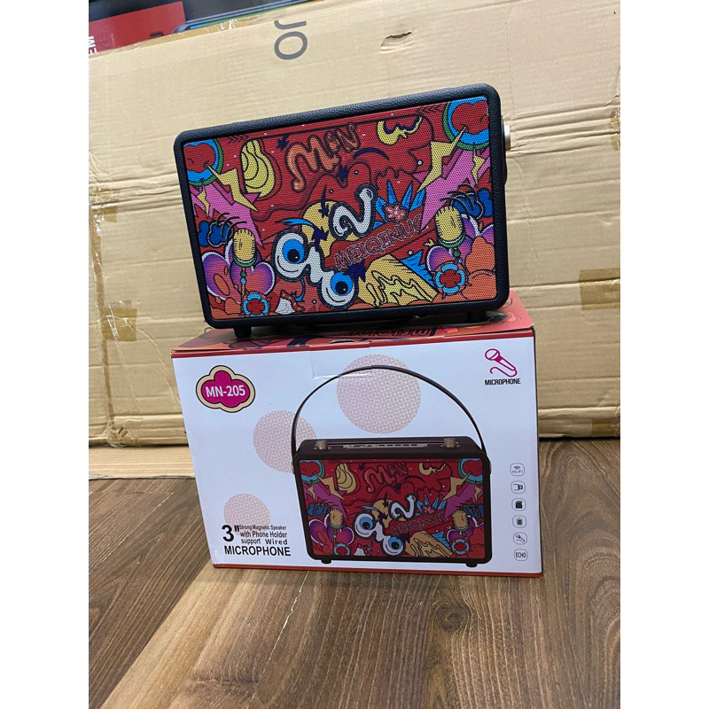 ลำโพงบลูทูธลายสวยๆรุ่นMN-205 | Shopee Thailand