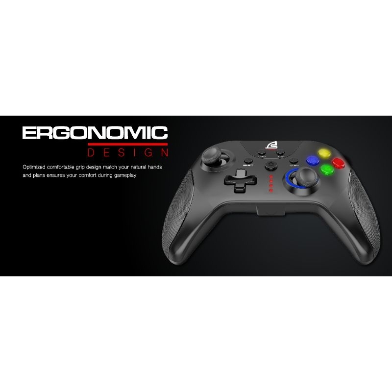 จอยเกมส์ จอยคอนโทรลเลอร์ Signo Gaming Controller Exceler GP-660 Black ...