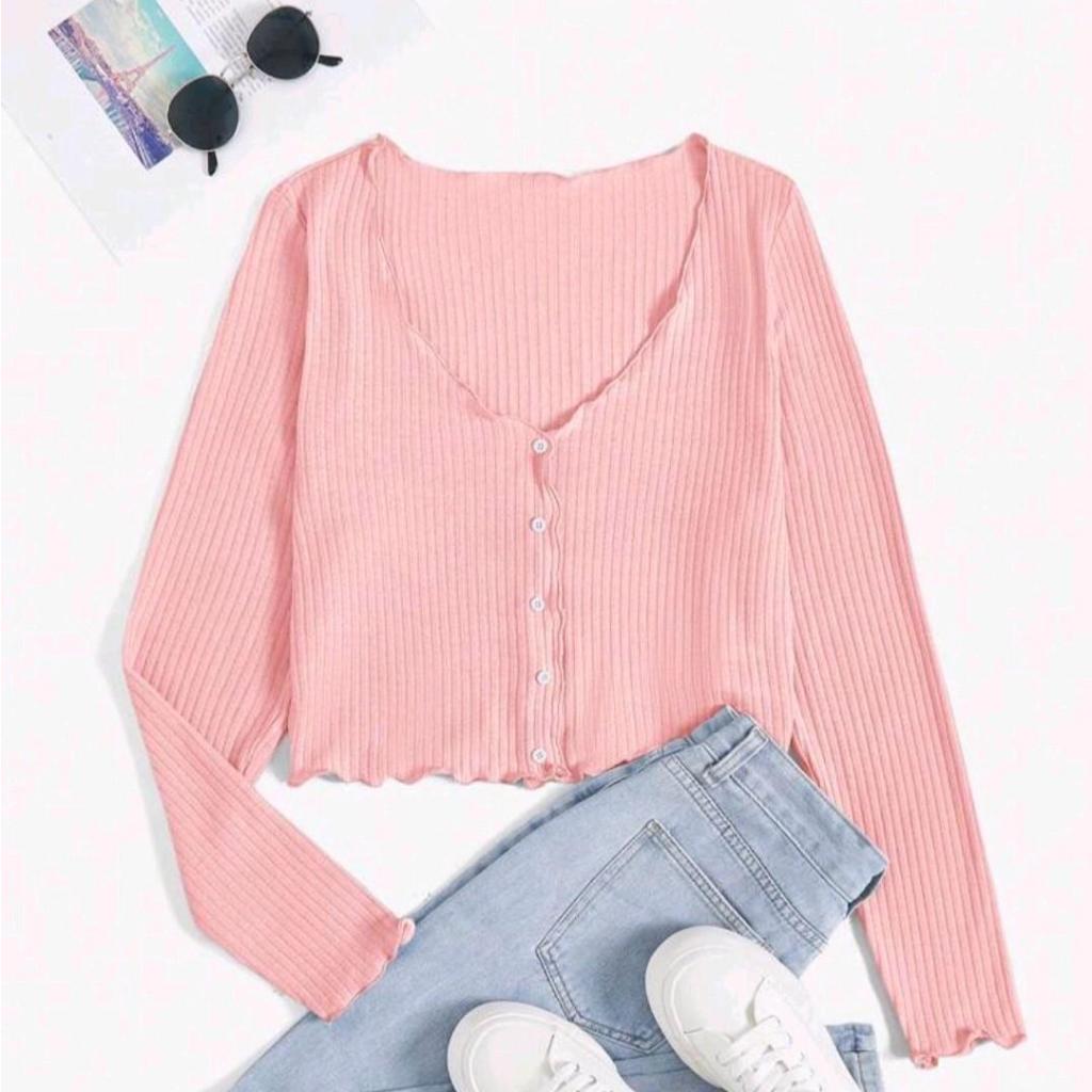 PLUSSIZE CROP เสื้อครอปแขนยาวสาวอวบ เสื้อครอปอก40ถึง54 | Shopee Thailand