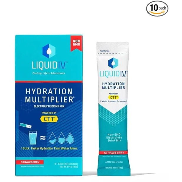Liquid IV Hydration Energy Multiplier (10 pcs) | Shopee Thailand