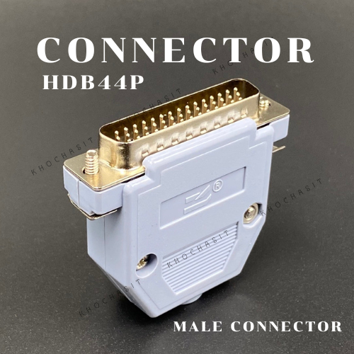 ชุดหัวประกอบ HDB44P 44pin Male Connector with socket D-Sub 44 pin PCB ...