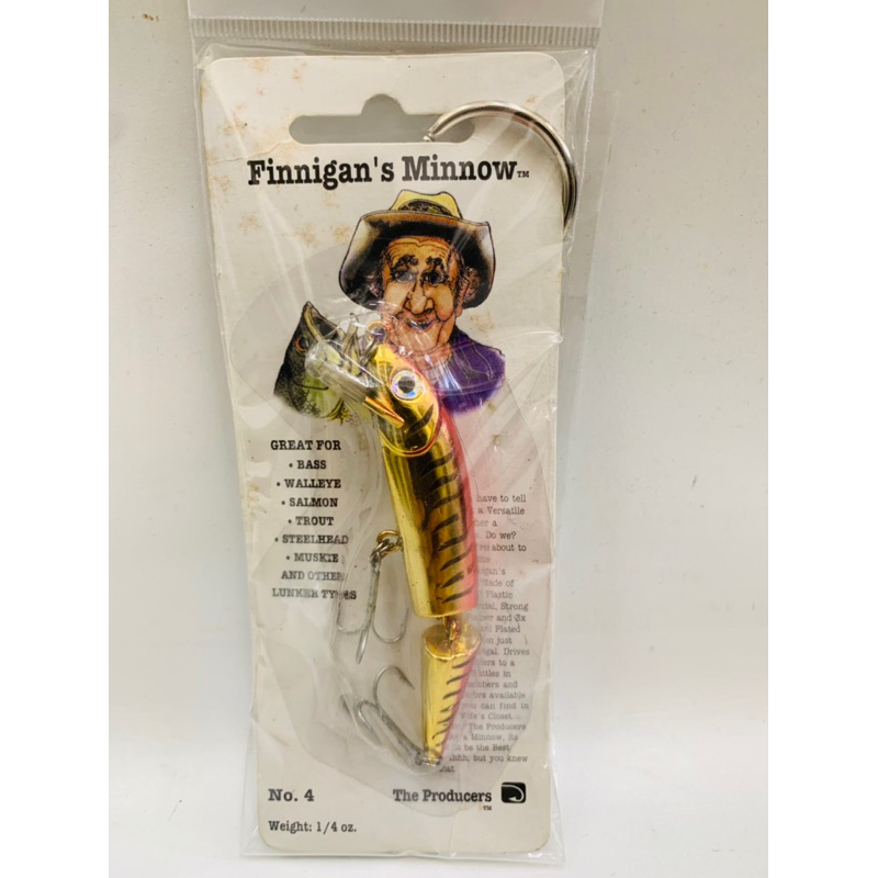 เหยื่อปลอม The Producers Finnigan's Minnow Fishing Lure Jointed No. 4 ...