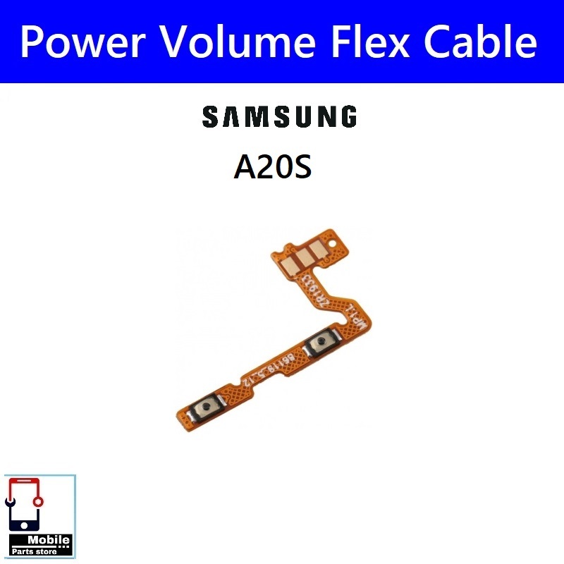 แพรสวิตช์ Samsung A20S แพรpower แพรปิดเปิด Power&Volume Button Flex ...