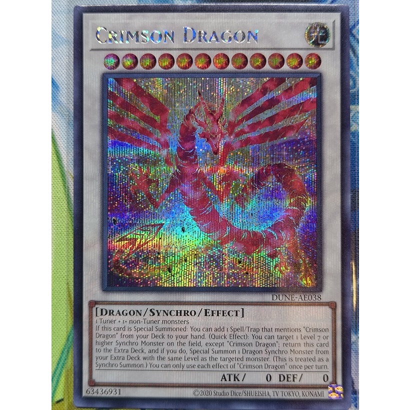 DUNE-AE038 "Crimson Dragon" - Secret Rare | Shopee Thailand