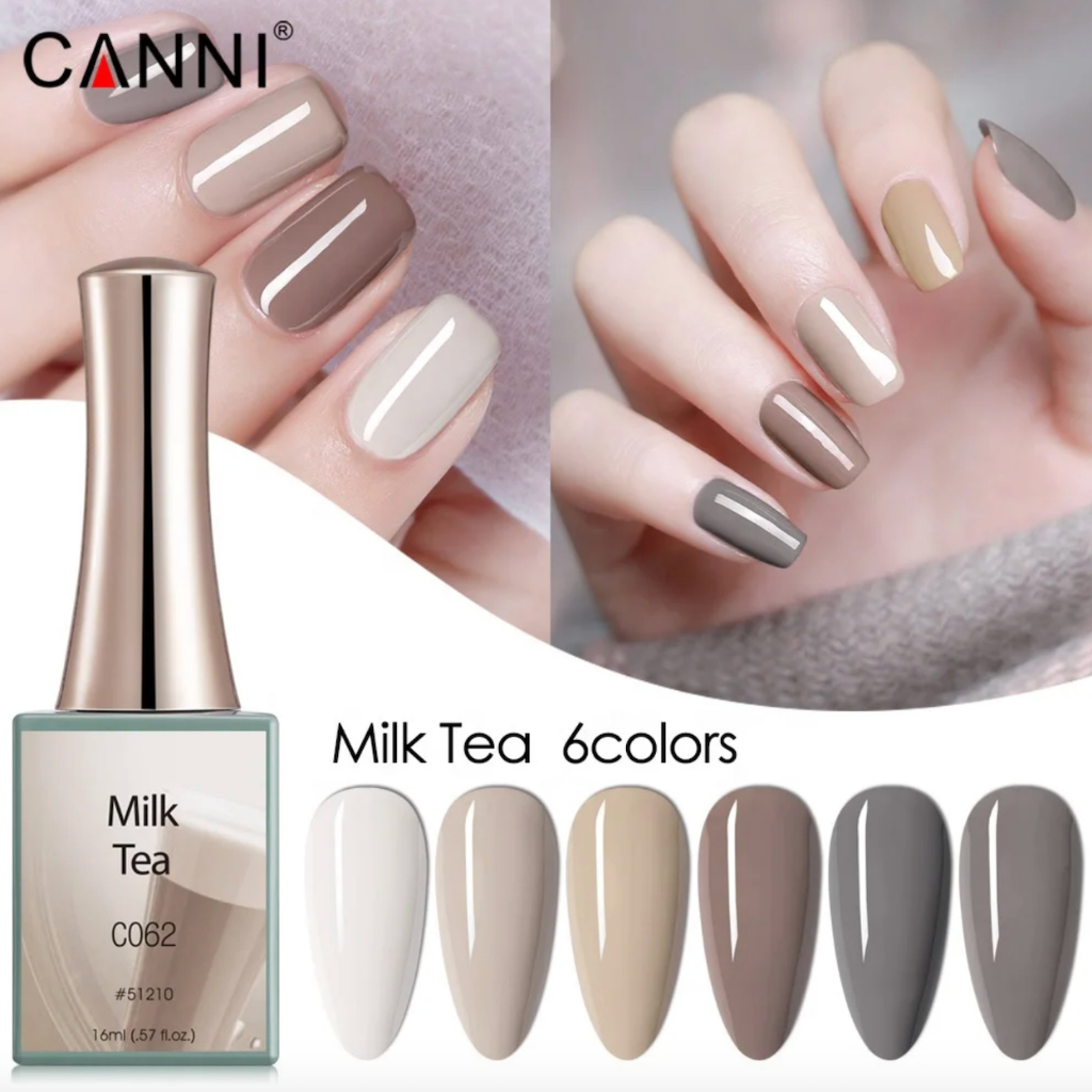 สีทาเล็บเจล Canni โทนนู้ด Nude Tone เนื้อสีแน่น ทาง่าย ขวดใหญ่ 16 ML | Shopee Thailand