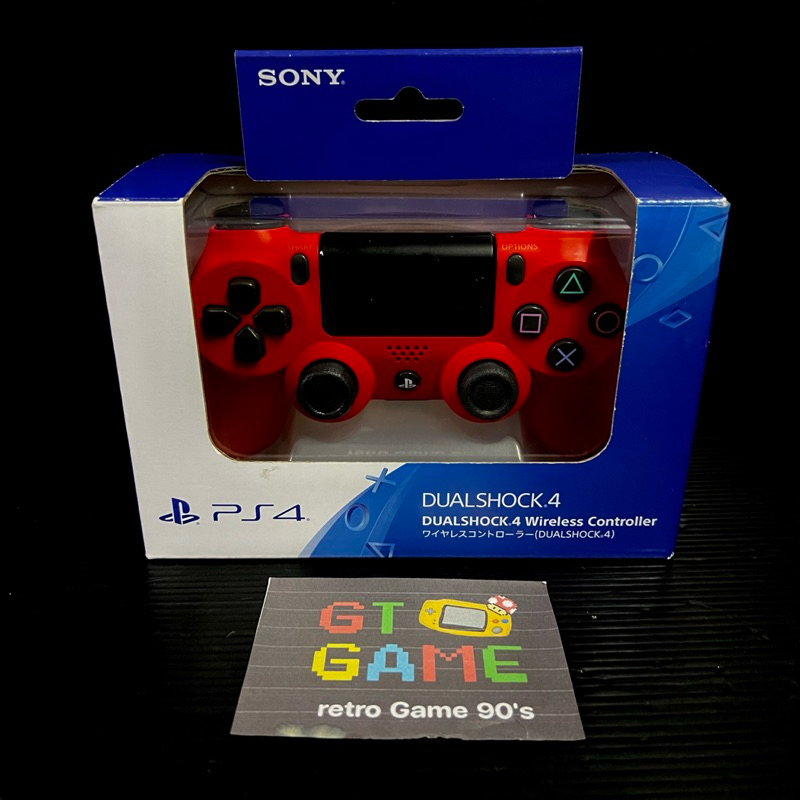 PS4 Dualshock 4 Wireless Controller boxes 🖤 Magma Red Japan 🇯🇵 จอยแท้ ...