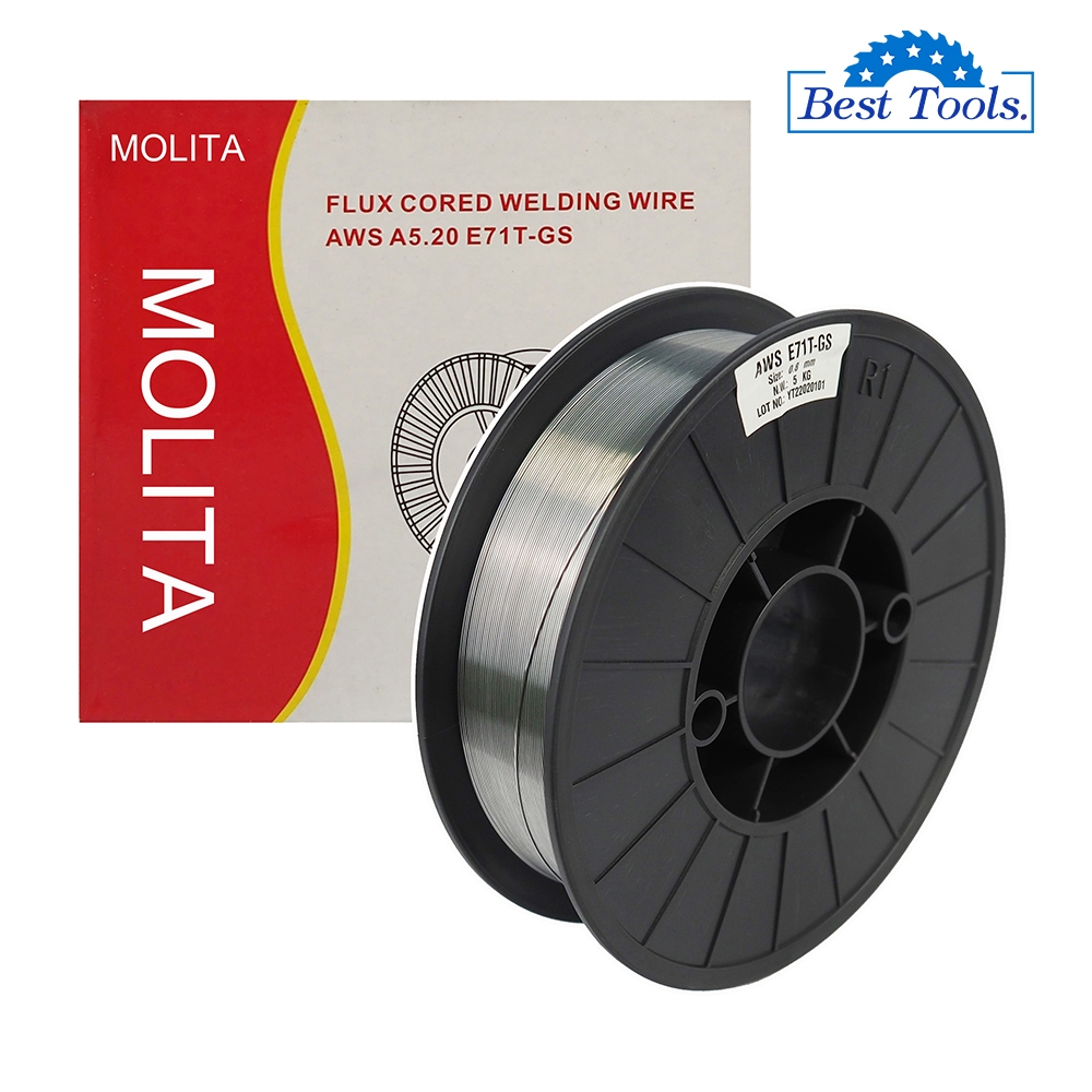 MOLITA ลวดเชื่อมฟลักคอร์ FLUX CORE ลวดเชื่อมไม่ใช้แก๊ส ขนาด 0.8mm 1.0 ...