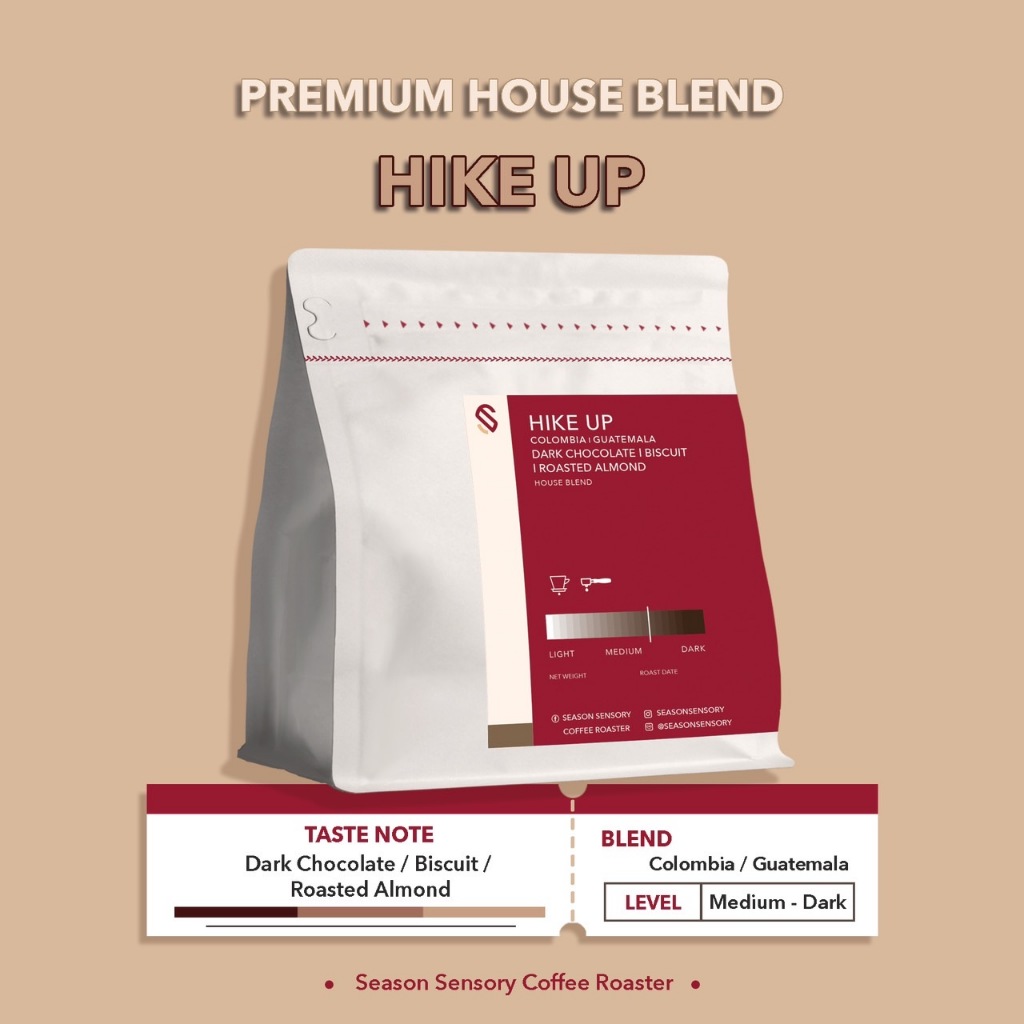 เมล็ดกาแฟคั่ว Hike up (Blend) - Season Sensory Coffee Roaster กาแฟคั่ว ...