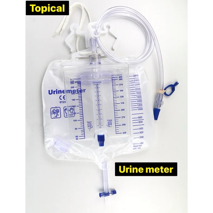 Urine bag Urine Meter Drainage Bag 2600mLกระบอกวัดปริมาณปัสสาวะ จำนวน1-5ชิ้น | Shopee Thailand