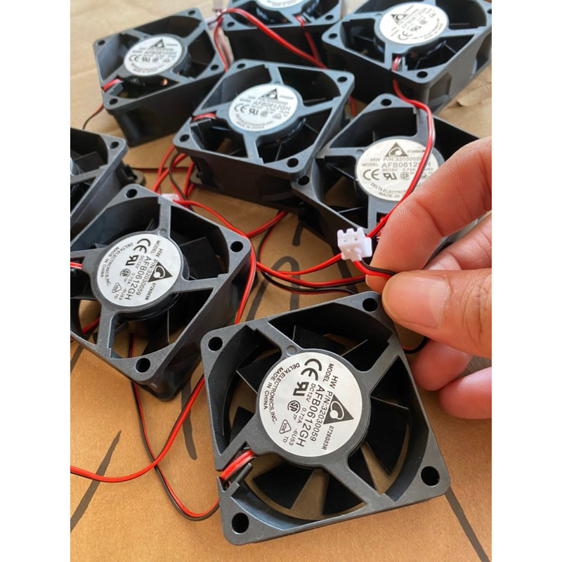 [พร้อมส่ง] (ถุกที่สุด) พัดลม Delta QFR1212GHE 6000 RPM FAN ASIC S9/L3 ...
