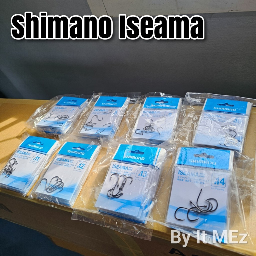 ของแท้ ราคาถูก ตัวเบ็ด ISEAMA WITH RING แบบตูดห่วง แบรนด์ SHIMANO ของแท้ ผลิตประเทศญี่ปุ่น Hook ...