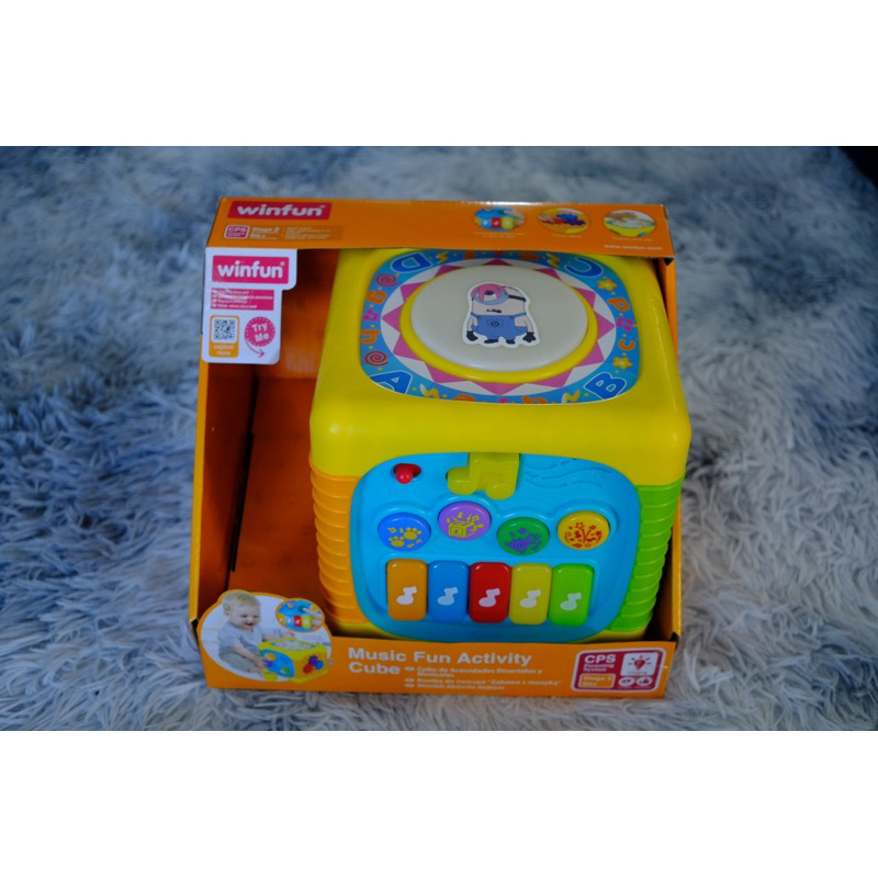 ของเล่นเด็ก กล่องดนตรี Winfun Music Fun Activity Cube | Shopee Thailand