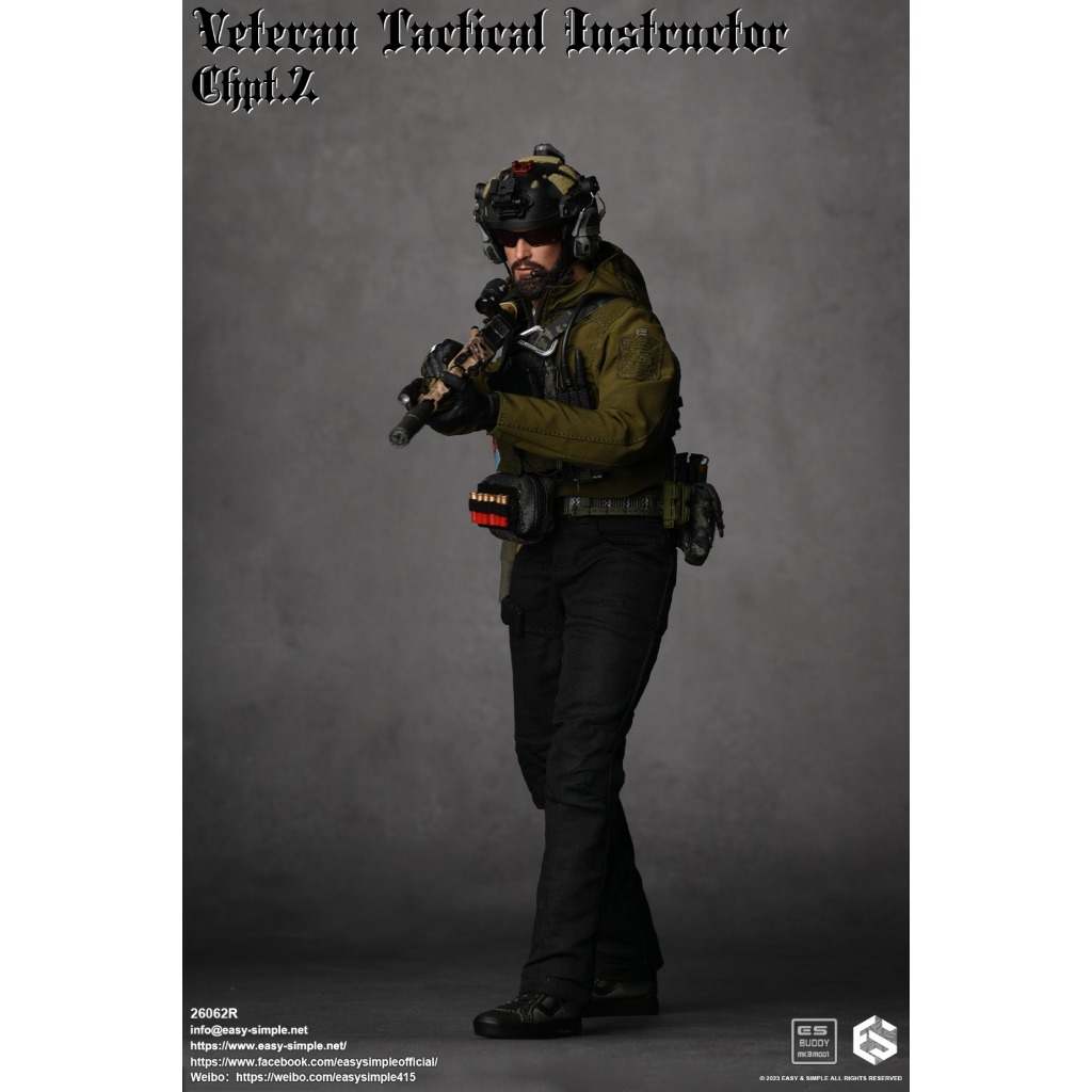 พรีออเดอร์ Easy&Simple ES 26062R 1/6 Veteran Tactical Instructor ...