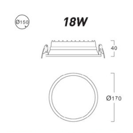 LED Downlight Tunable Switch มีสวิทซ์ เลือกแสงได้ ยี่ห้อ Lumax มีทรงกลม ...