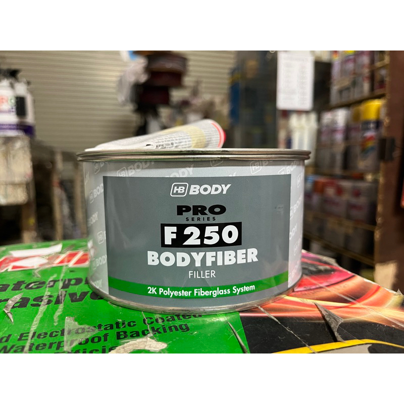 [พร้อมส่ง] โป๊วไฟเบอร์ BODYFIBER F250 พร้อมน้ำยา (ขนาด 750 กรัม) | Shopee Thailand