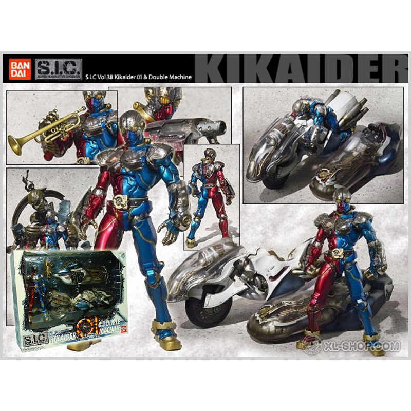 แอคชั่นฟิกเกอร์ มดแดง มาสค์ไรเดอร์ S.I.C. Super Imaginative Chogokin SIC Vol.38 Kikaider 01 ...