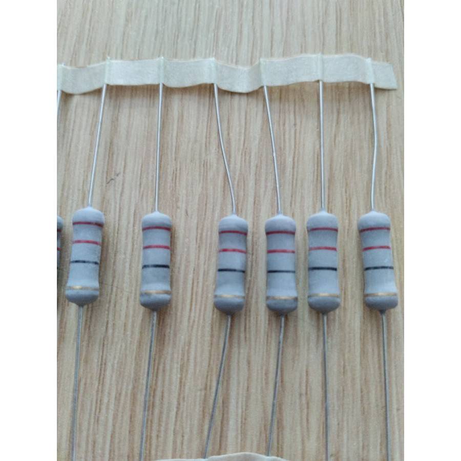 0001200 ตัวต้านทาน 22 Ohms 2 W รีซิสเตอร์ 22 โอห์ม (เเพ็ค 5 ตัว ...