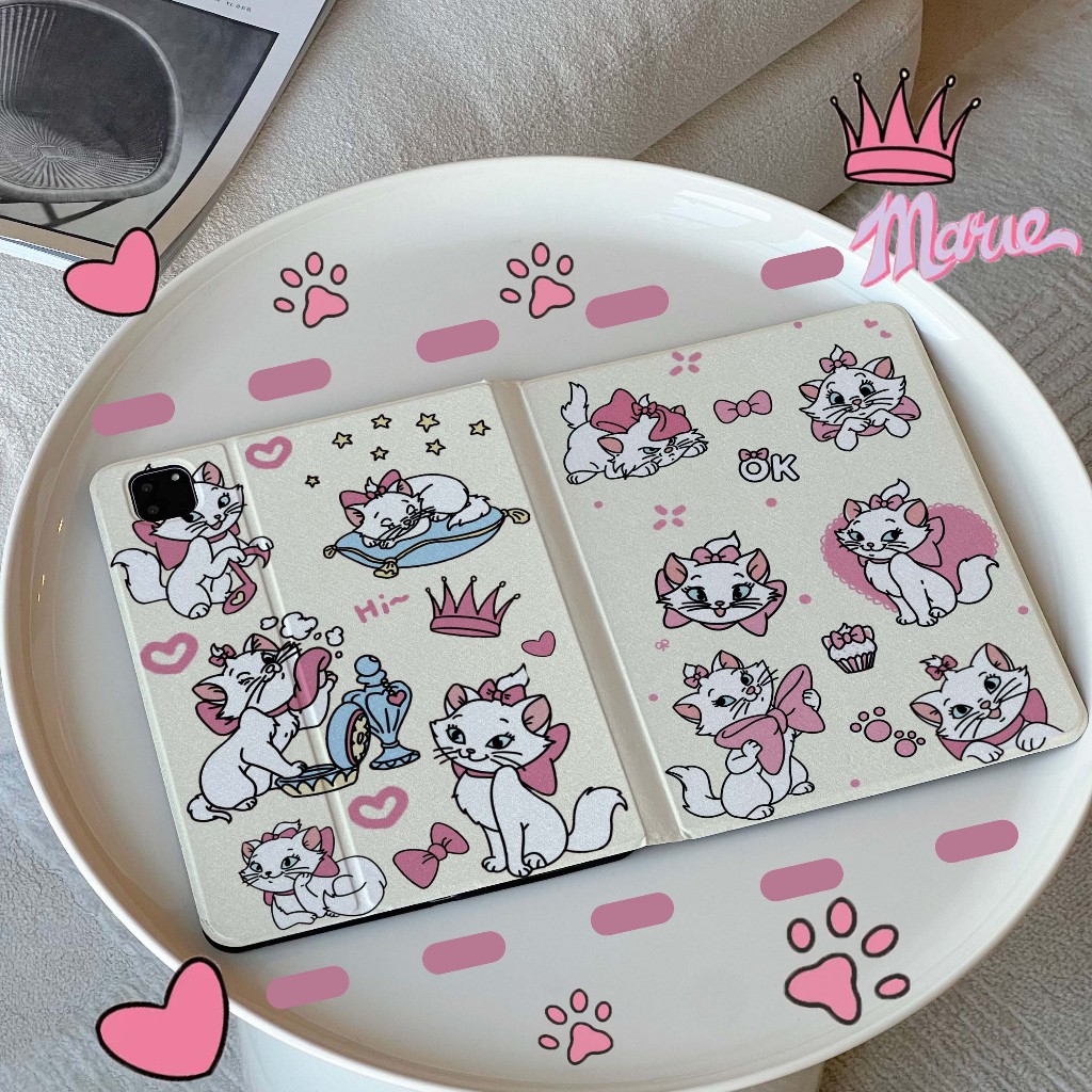 น่ารัก เคสไอแพด gen9 10.2 พร้อมที่วางปากกา กุทัณฑ์ Marie case ipad gen8 ...