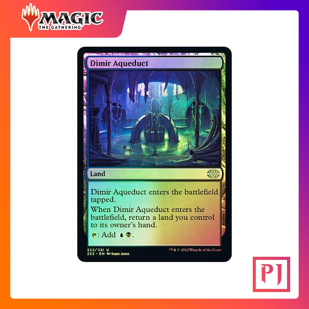[MTG] Dimir Aqueduct [2X2] [LAND] [UNCOM] [FOIL] [ENG] (การ์ดเมจิค ...