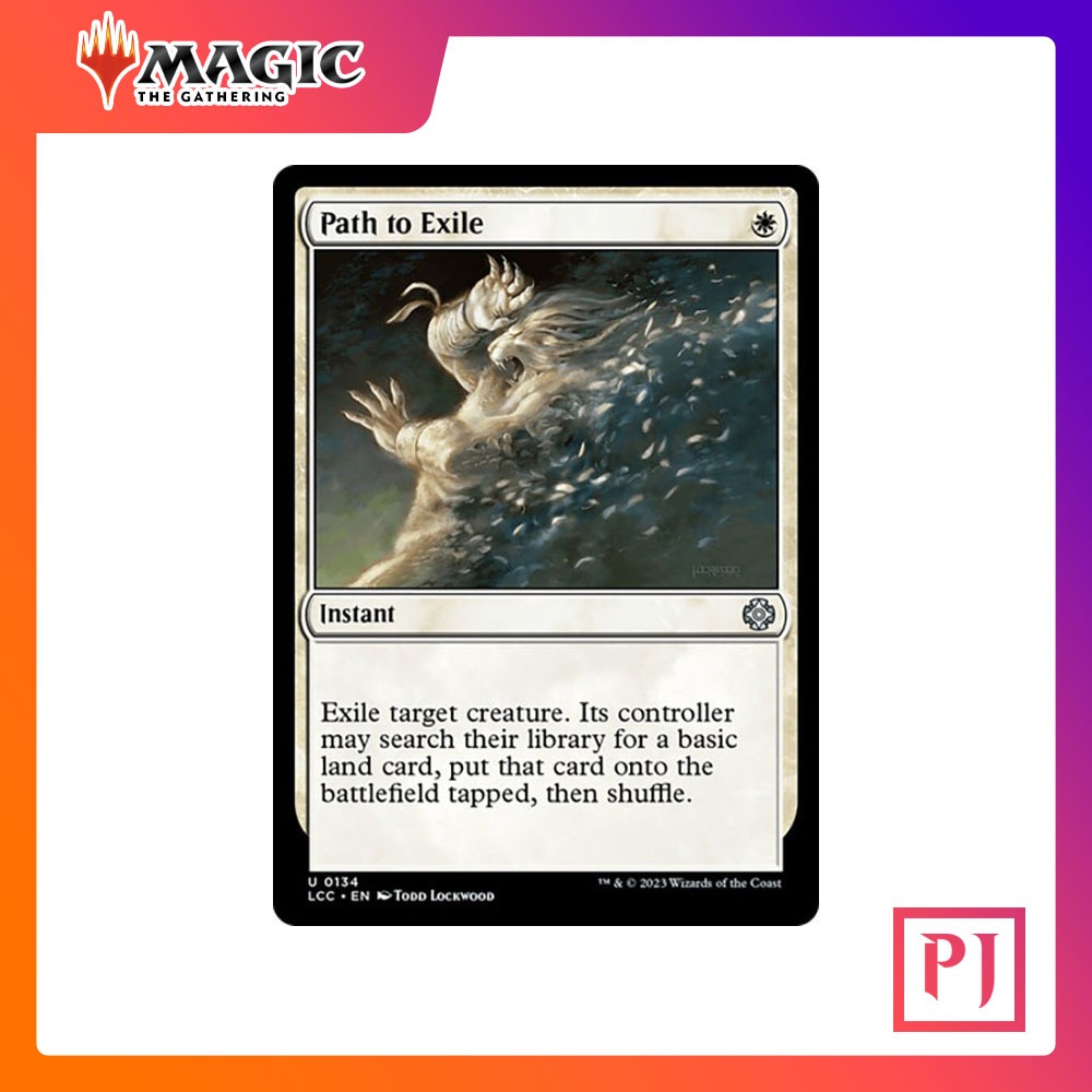[MTG] Path to Exile [LCC] [WHITE] [UNCOM] [NORMAL] [ENG] (การ์ดเมจิค / Magic the Gathering ...
