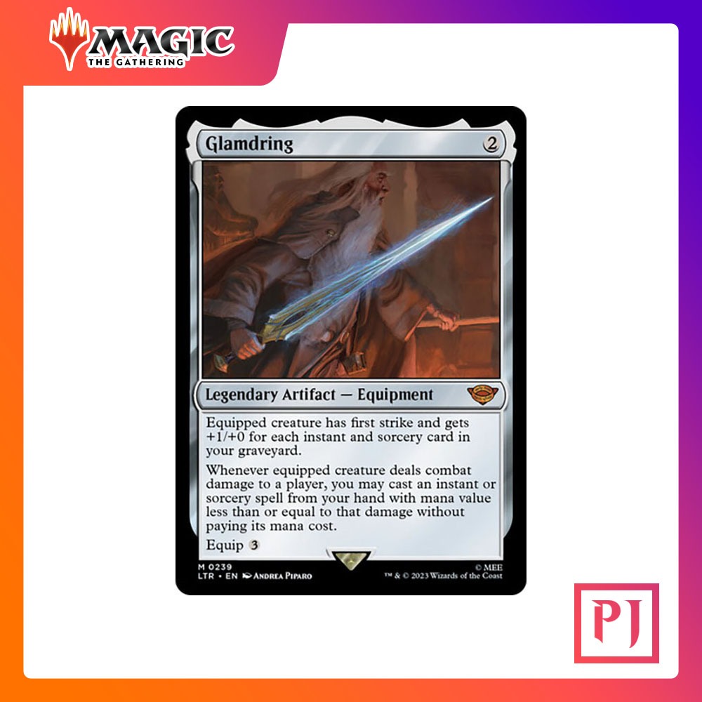 [MTG] Glamdring [LTR] [ARTIFACT] [MYTHIC] [NORMAL] [ENG] (การ์ดเมจิค ...