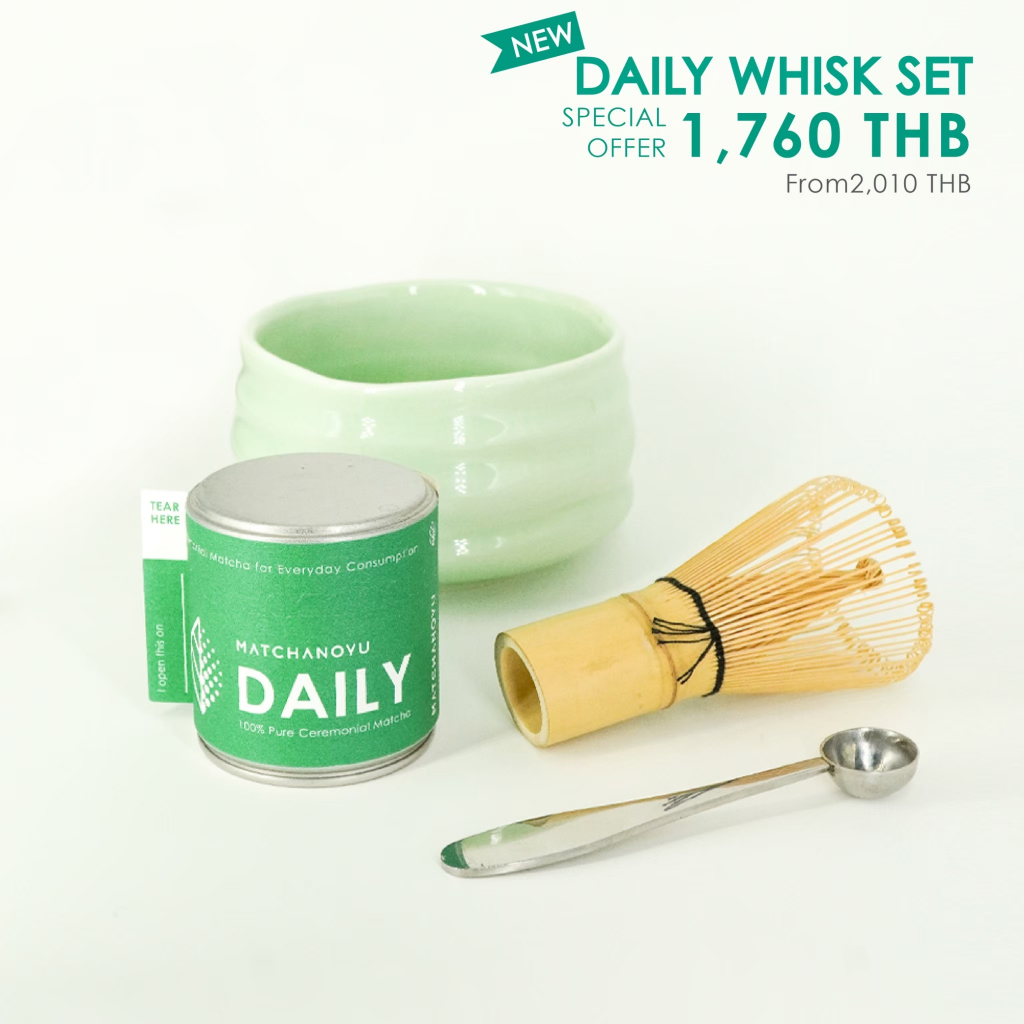 เซ็ท Daily Matcha พร้อม Whisk set และ ถ้วยเซรามิก - Daily Whisk set ...