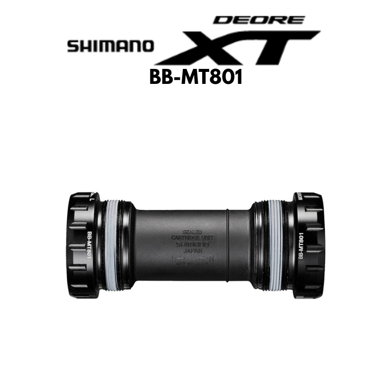 กะโหลกเกลียวจักรยาน Shimano Deore XT BB-MT801 Threaded Bottom Bracket 68/73 mm shell width ...
