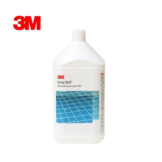 น้ำยาปั่นเงาพื้น 3M 3เอ็ม ผลิตภัณฑ์ปั่นเงาและลบรอย ขนาด 3.8 ลิตร 3M ...