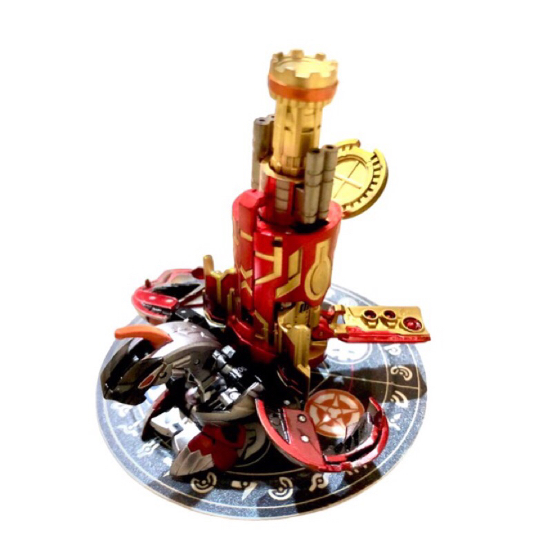 Bakugan Japanese Helios MK2 Zukanator Combat Set ( Metallic Gold Custom ...