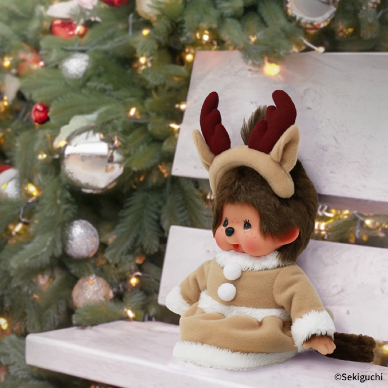 พร้อมส่ง Reindeer Santa Monchhichi Girl Size S | Shopee Thailand