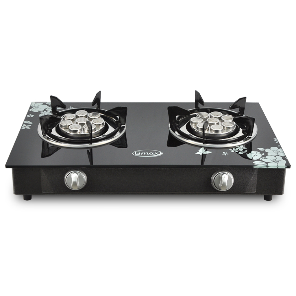 Gmax เตาแก๊สตั้งโต๊ะ 2 หัว รุ่น GL-702-Series หน้ากระจกนิรภัย (รับประกัน 1ปี) | Shopee Thailand
