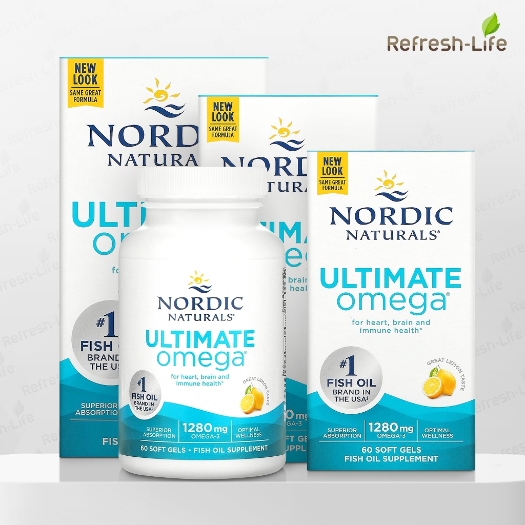 [พร้อมส่ง] Nordic Naturals Ultimate Omega 1280 mg น้ำมันปลา โอเมก้า 3 ...