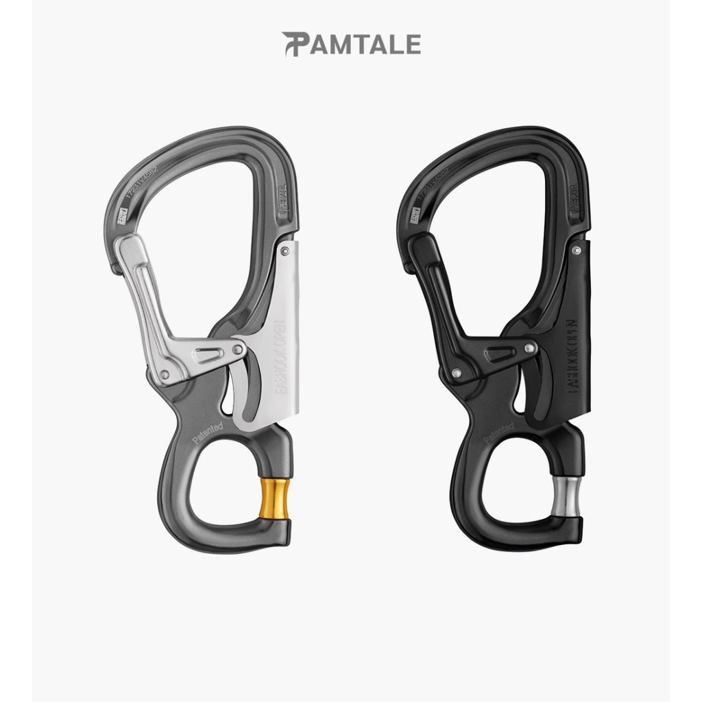 EASHOOK OPEN - Petzl คอนเนคเตอร์ / ขั้วต่อสำหรับเชือกเส้นเล็กคู่และเชือกเส้นเล็กกำหนดตำแหน่งการ ...