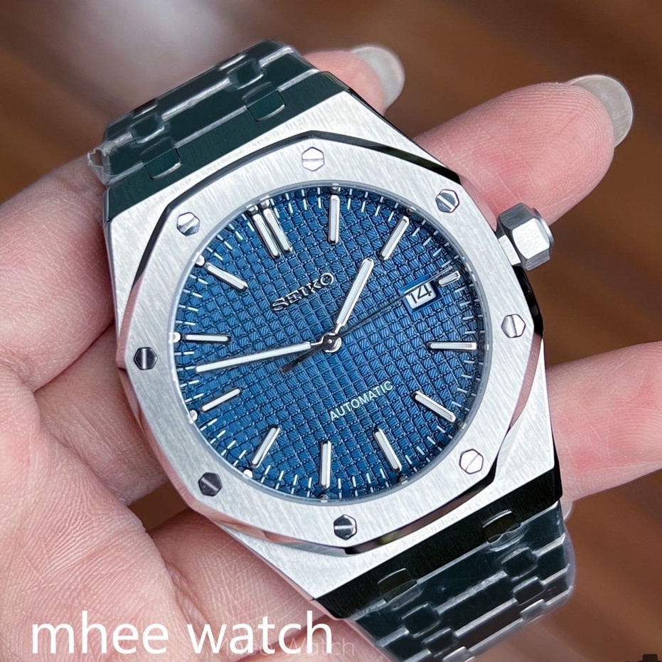 Seiko Mod AP Model Blue Dial Automatic Sapphire Perfect Combination ...