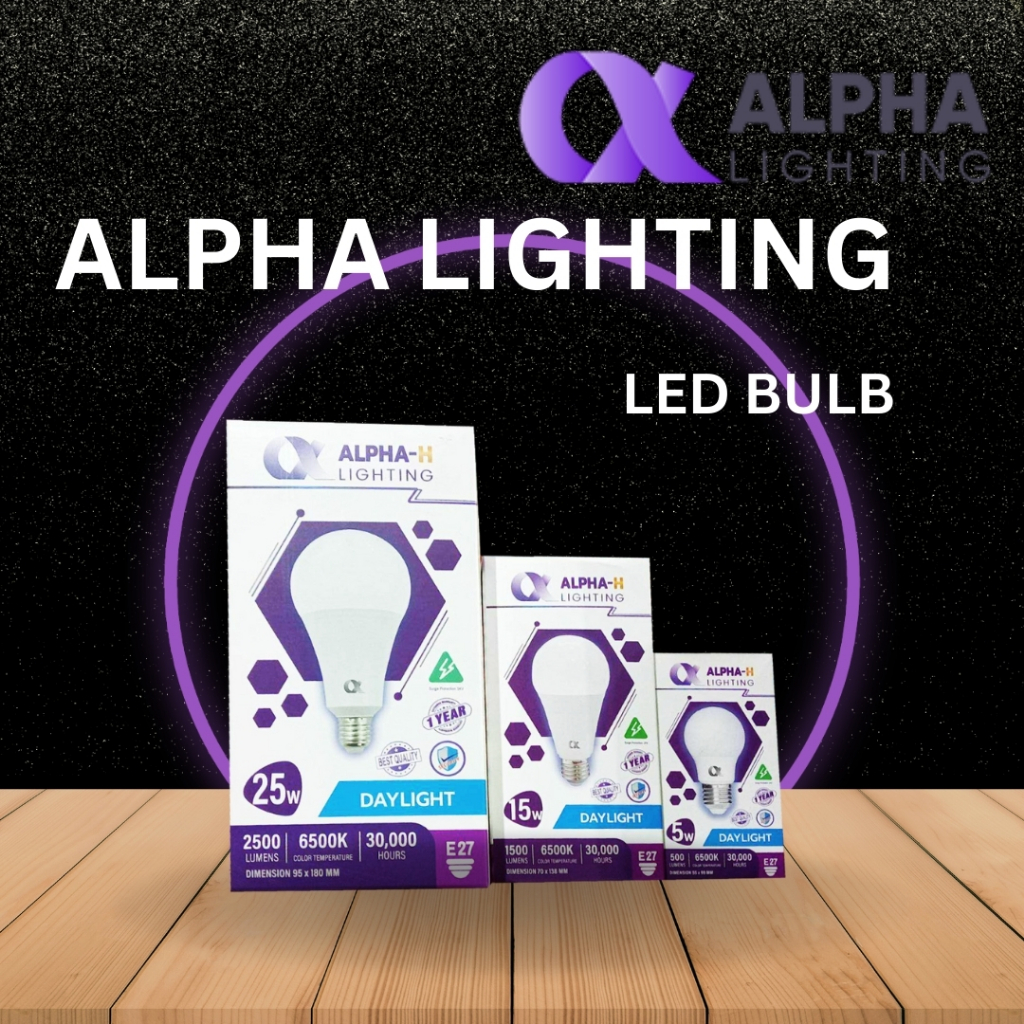 alpha lighting-h light bulb(หลอดไฟled) | Shopee Thailand
