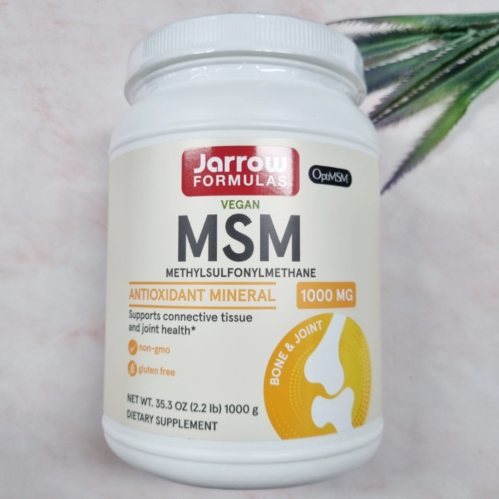 [Jarrow Formulas®] Vegan MSM Methylsulfonylmethane Powder 1000 mg 1000 g เอ็มเอสเอ็ม แบบผง ...