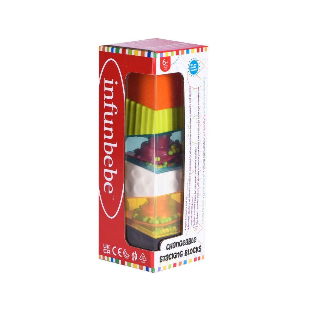 Wel-B x Infunbebe Changeable Stacking Blocks (บล็อคเรียงซ้อน) - ของเล่น ...