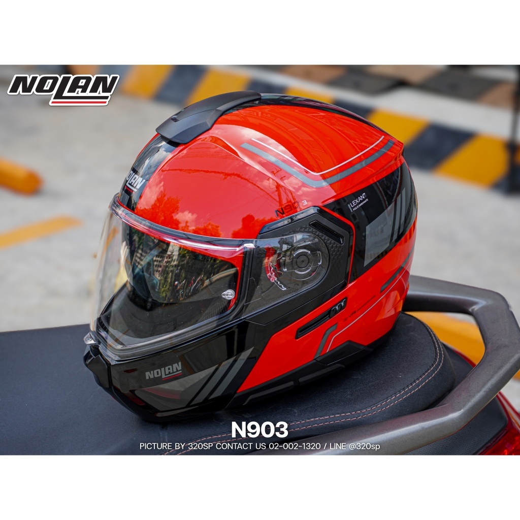 หมวกยกคาง Nolan N903 แถมแผ่นกันฝ้า!!! ส่งไว!! 320SP.วงเวียนใหญ่!! | Shopee Thailand