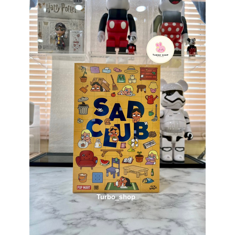 💥[พร้อมส่ง 🇹🇭]💥[ยกกล่อง] POP MART CRYBABY SAD CLUB ชุดฉากเศร้าคลับ ...