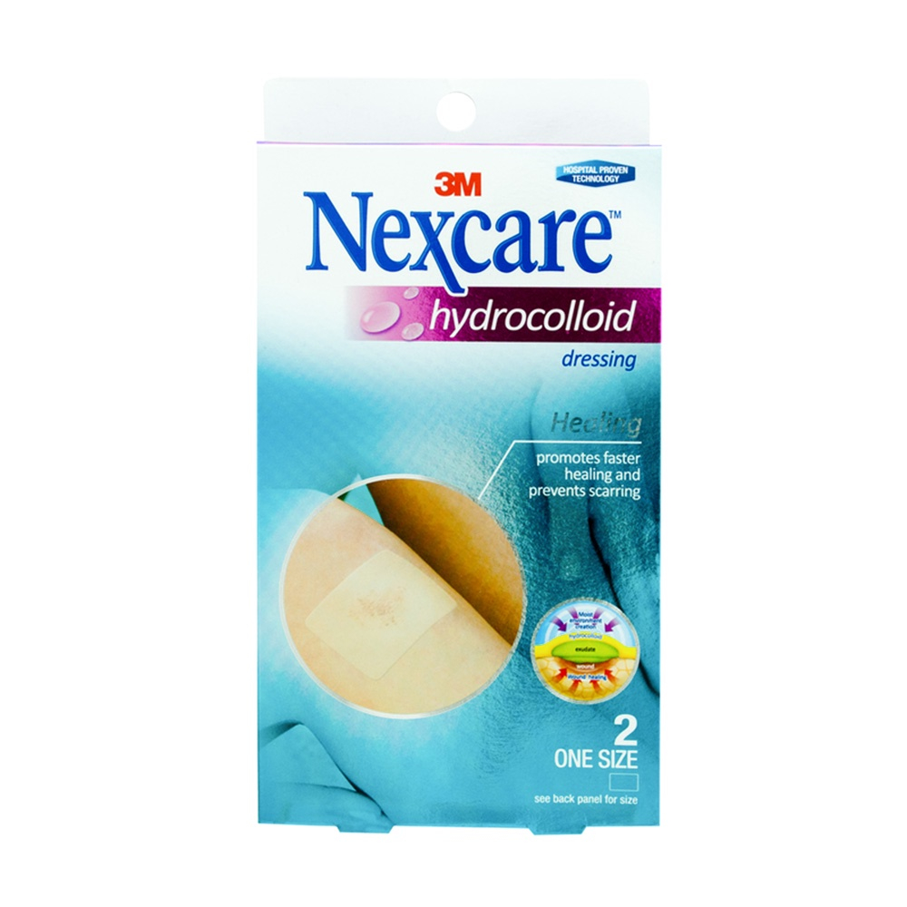 พลาสเตอร์กันน้ำ ไฮโดรคอลลอยด์ /แผ่นปิดแผลไฮโดรคอลลอยด์ 3M Nexcare ...