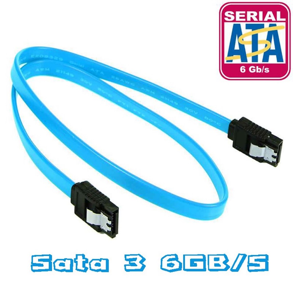 Cable Sata 3.0 สาย Sata หัวล๊อค สายยาว 40 cm 6Gbps SATA 3.0 | Shopee ...