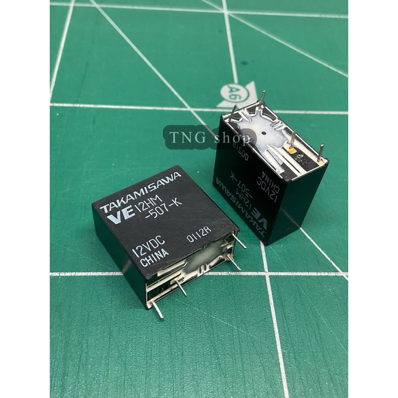 รีเลย์ 4ขา VE 12HM-507-K DC12V TAKAMISAWA สินค้าพร้อมส่ง (ราคาต่อ1ตัว) | Shopee Thailand